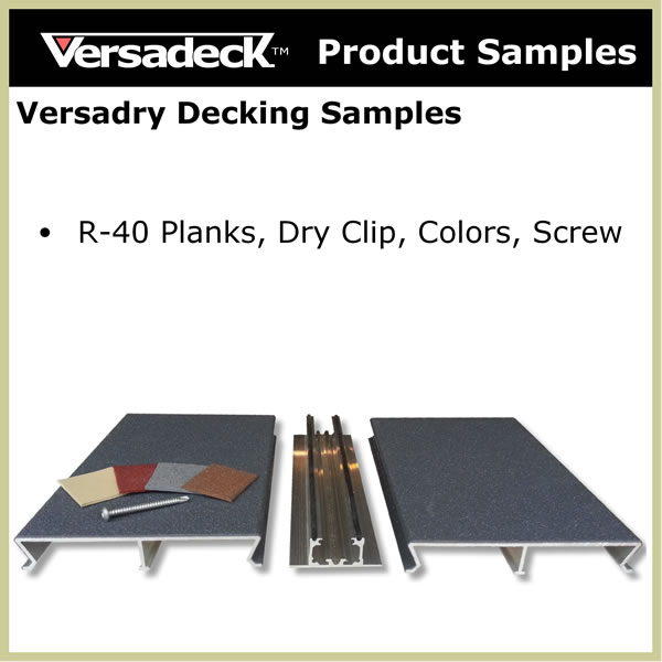 Samples Versadry Watertight Decking | Versadeck Decking, Inc ...