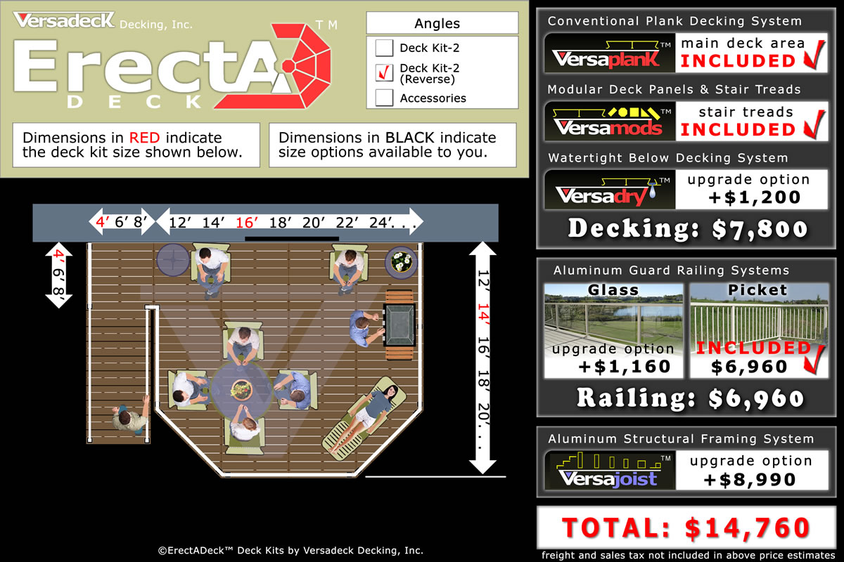 Class A Aluminum Deck System by Versadeck Decking - Fire Rated Decking