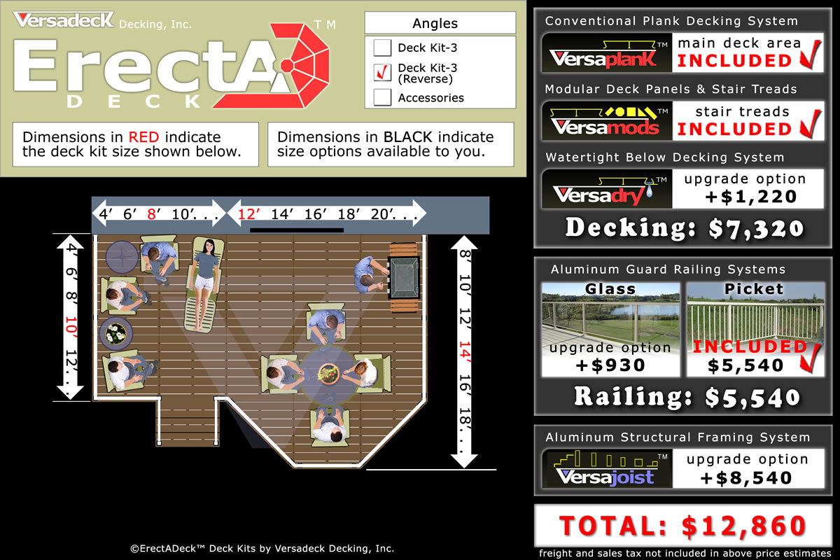 Class A Aluminum Deck System by Versadeck Decking - Fire Rated Decking