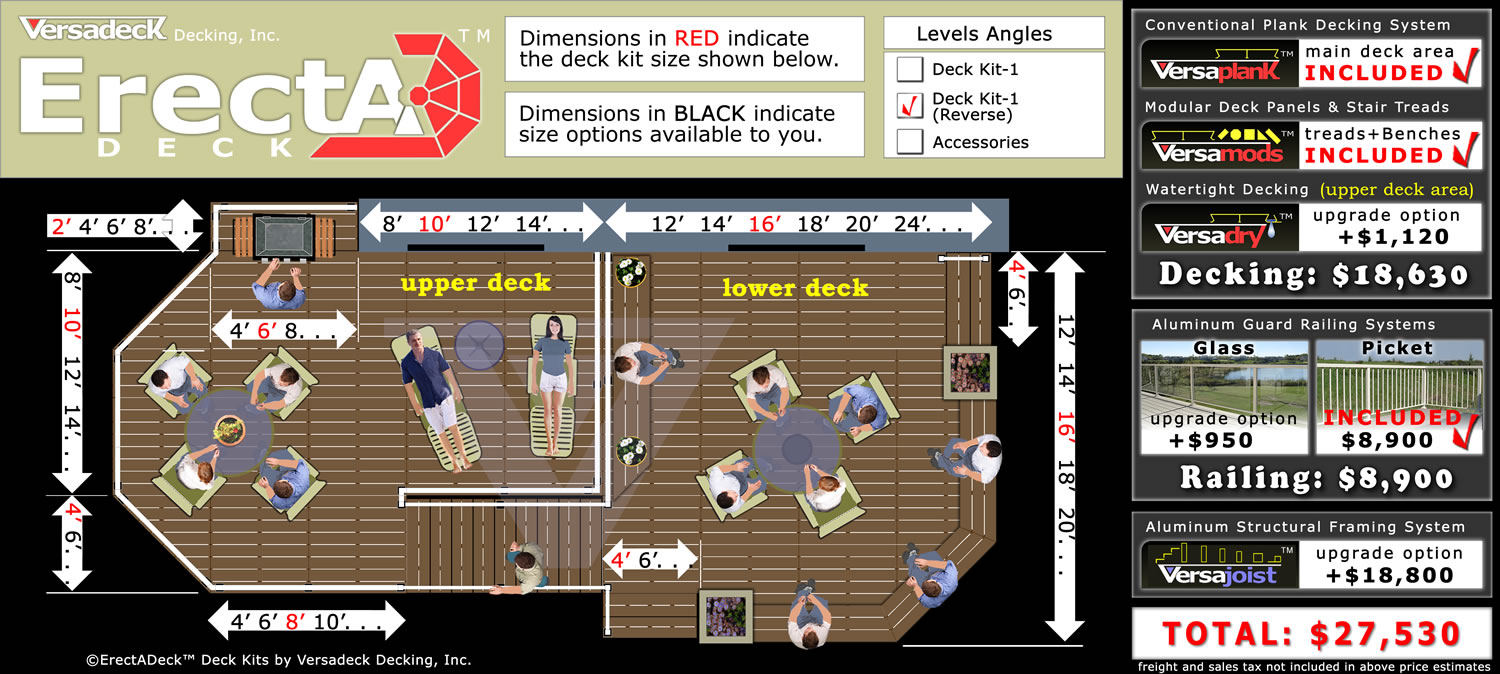 Class A Aluminum Deck System by Versadeck Decking - Fire Rated Decking