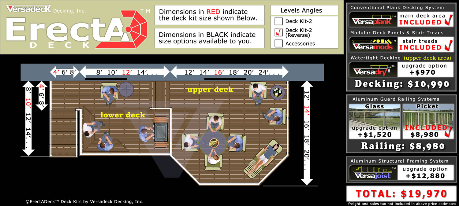 Class A Aluminum Deck System by Versadeck Decking - Fire Rated Decking