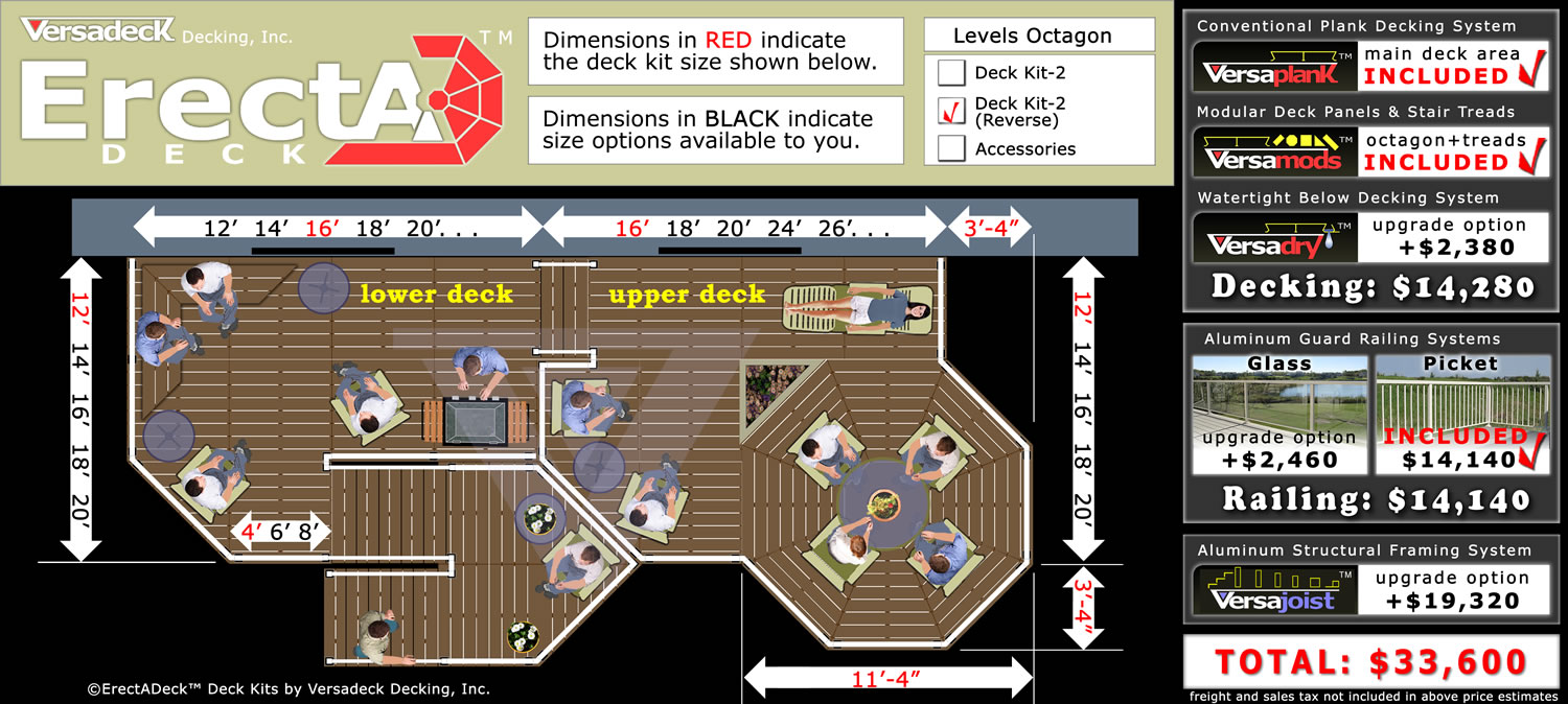 Class A Aluminum Deck System by Versadeck Decking - Fire Rated Decking